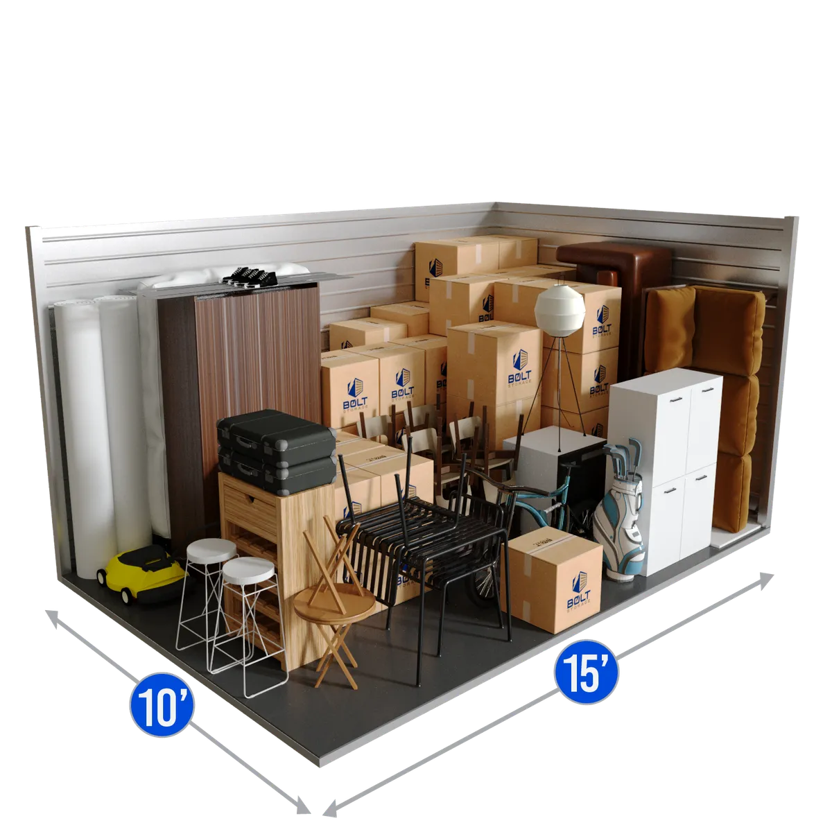 Cheap Drive-Up Storage with RV Parking in Walls, MS | Bolt